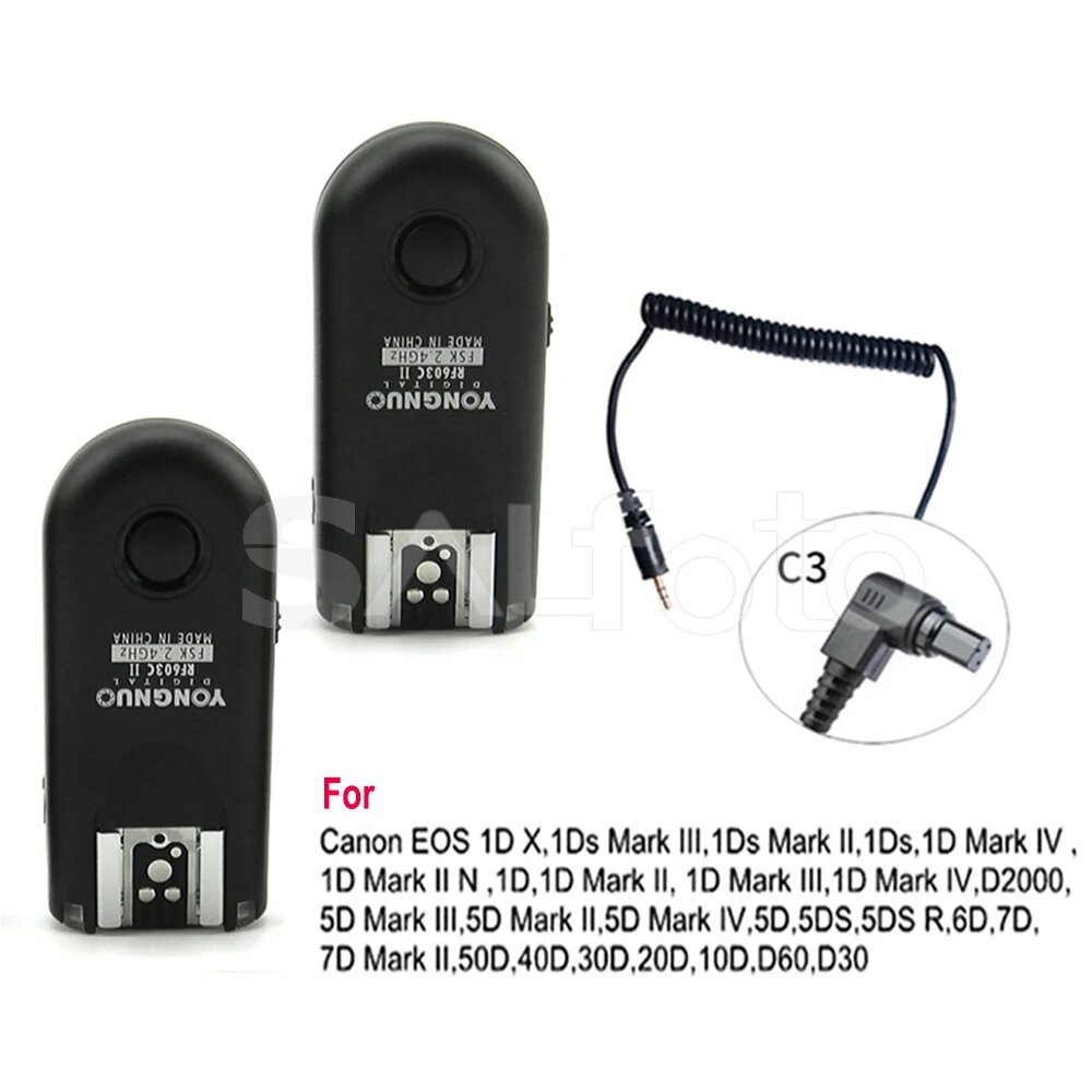 Yongnuo RF-603 II беспроводной триггер вспышки для Canon Nikon Sony 1 to 1 C3 for Canon