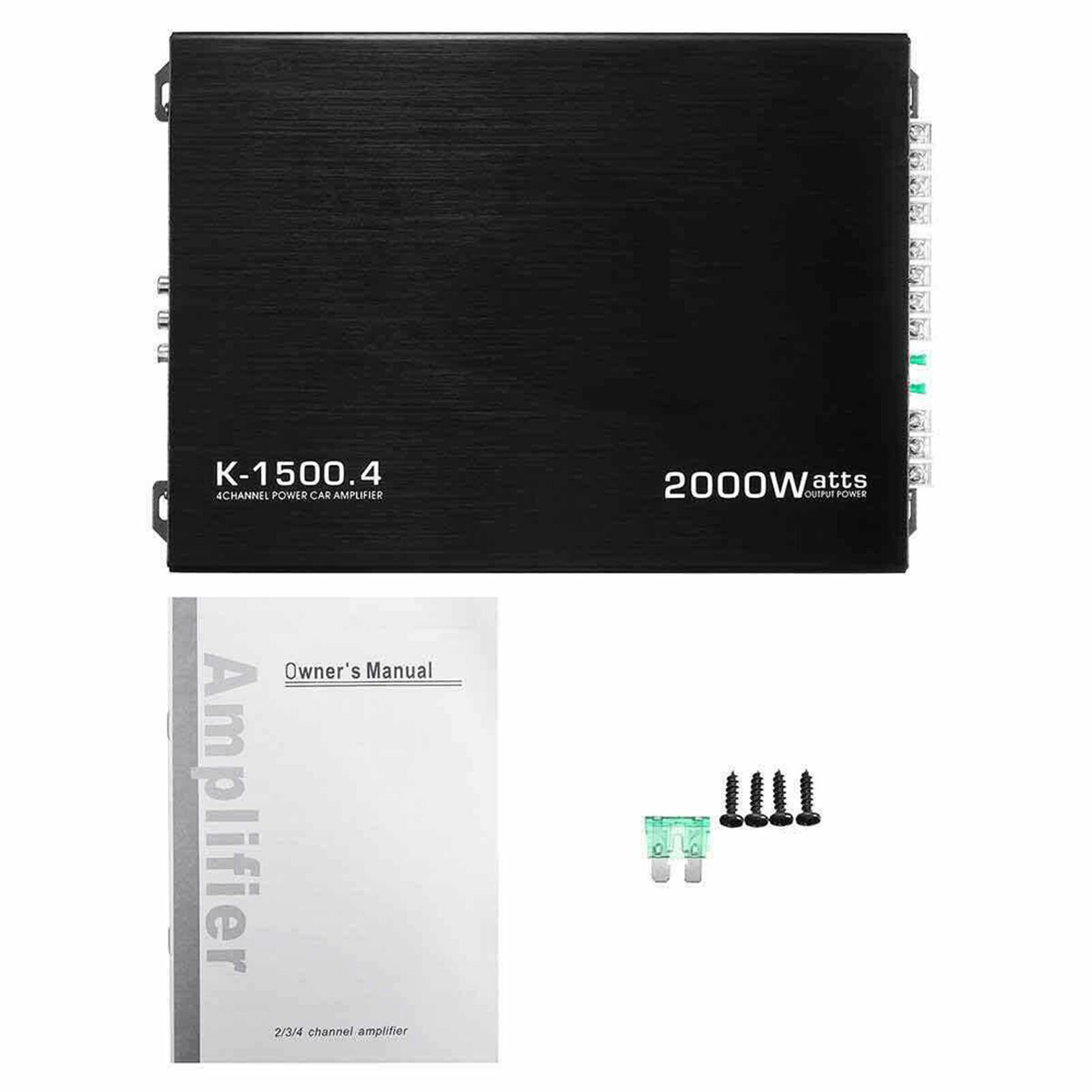 4-канальный усилитель 2000W класса A/B 12V