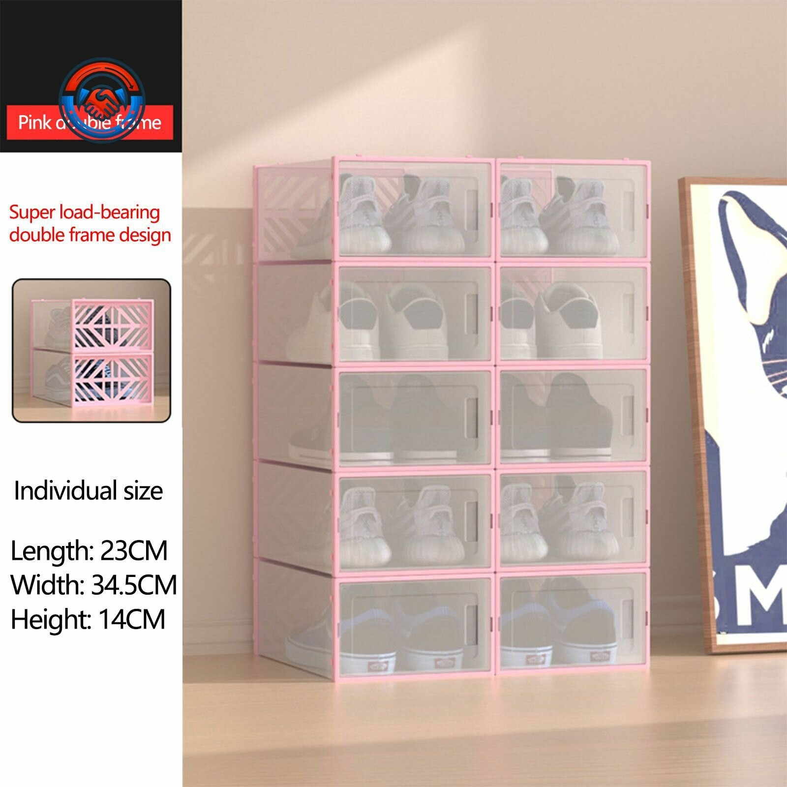 Компактная обувница для прихожей, легкая переносная стойка для хранения обуви, экономия места в маленькой квартире, удобная организация дома