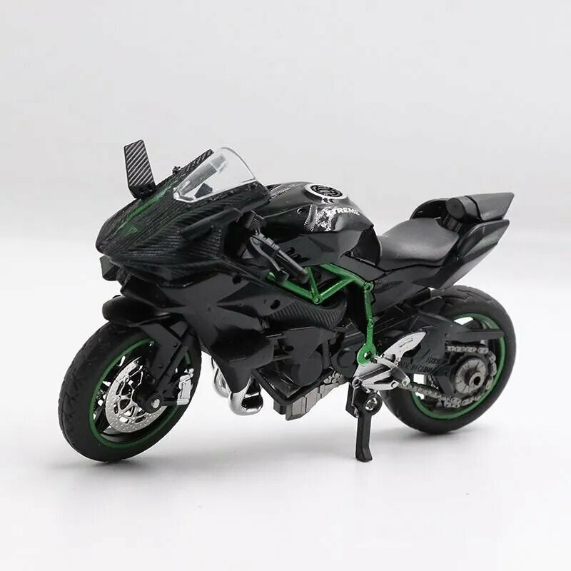 Модель мотоцикла Kawasaki(черный)