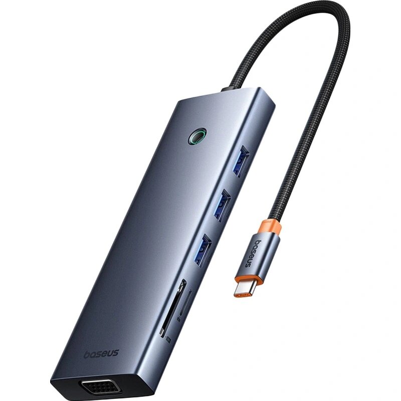 Разветвитель USB Baseus UltraJoy 10-Port Sp.Grey Type-C B0005280C811-00
