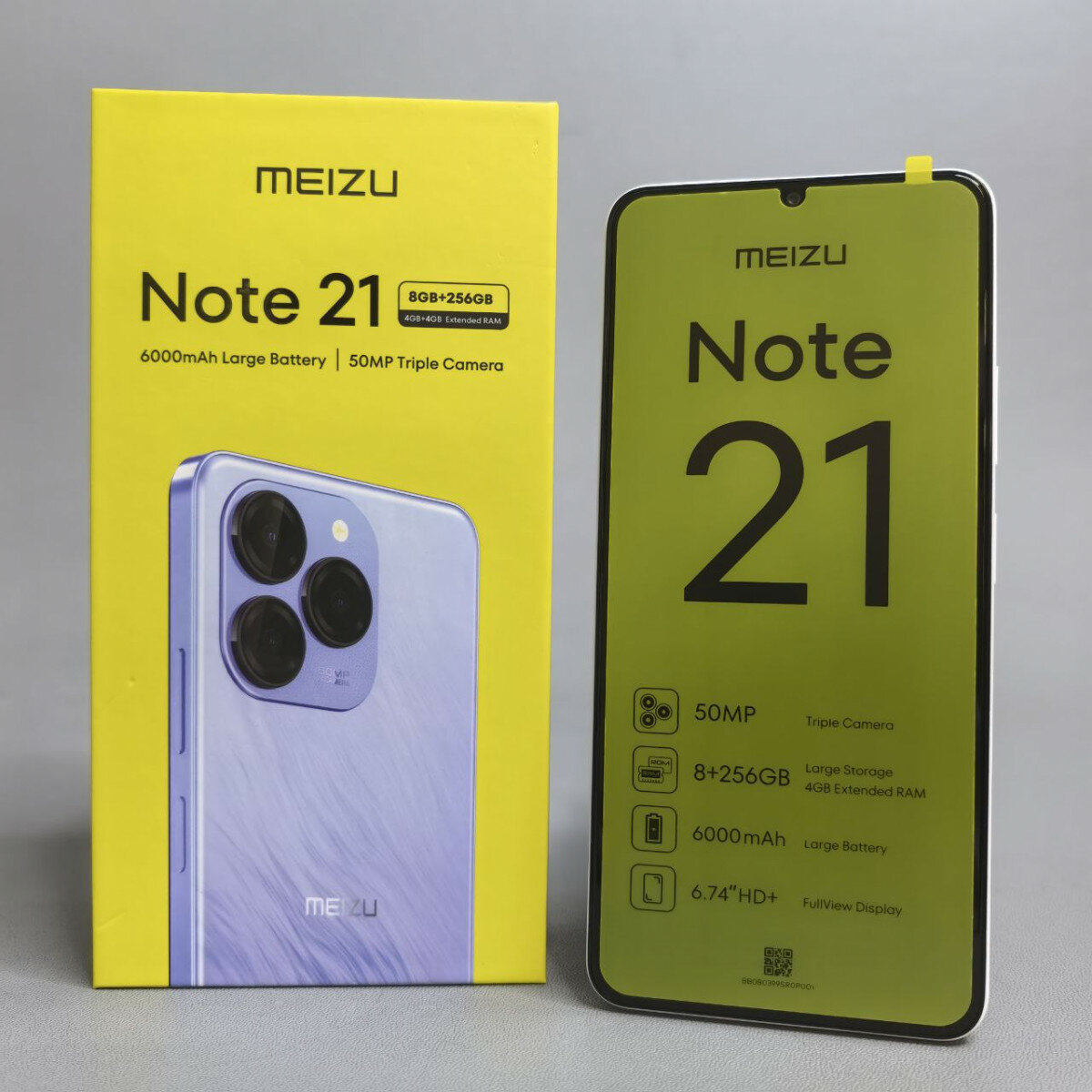 Смартфон Meizu Note 21 4/256Gb, Dual nano SIM, белый