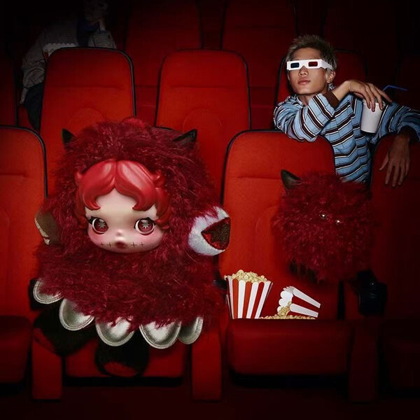 Коллекционная фигурка Слепая коробка POP MART SKULLPANDA You Found Me! Series Plush Doll Pendant