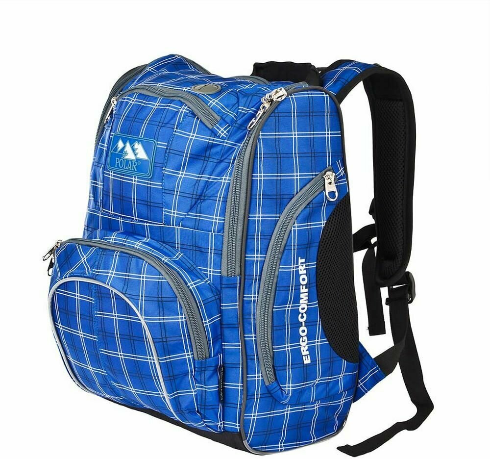 Рюкзак Polar П3065А-04 Ergo-Comfort синий (П3065А-04 синий)