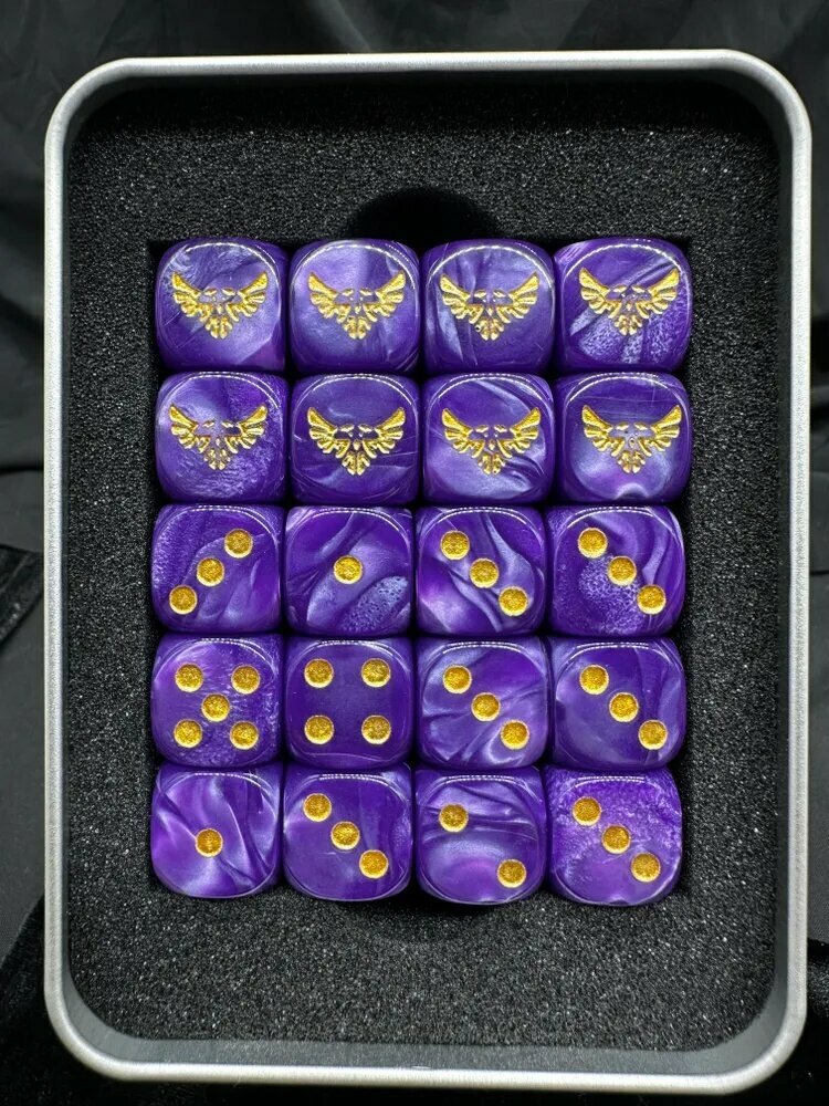Набор шестигранных кубиков для Warhammer 40000: EMPEROR'S CHILDREN DICE