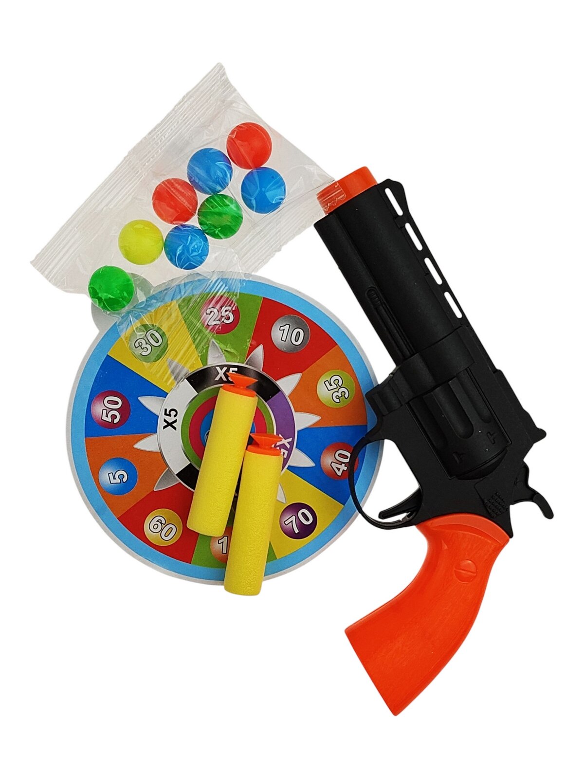 Оружие Jile Toys Пистолет Цель, мишень, пульки, 19см