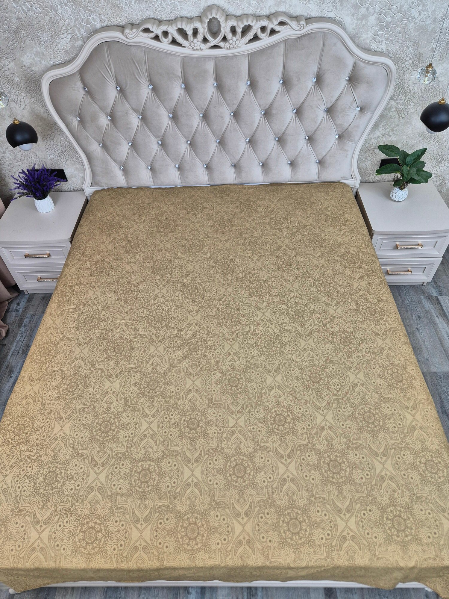 Простыня Поплин класическая 2 спальная 180\215см. Хлопок 100% производство Иваново плотность 115 гр/м2