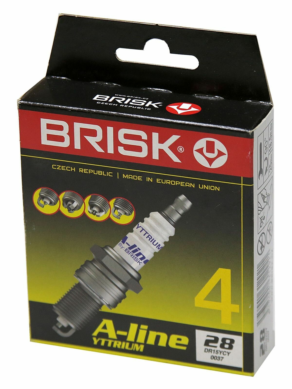 Свеча зажигания A-LINE 28 Lada Largus, Renault Logan (8 кл. одноконт.) BRISK (Чехия)