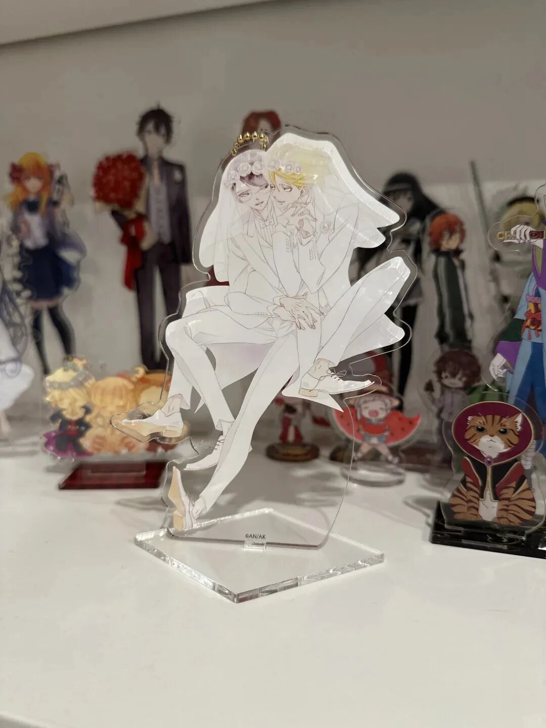 Аниме брелок для ключей Asumiko Nakamura Doukyuusei Белый, 5