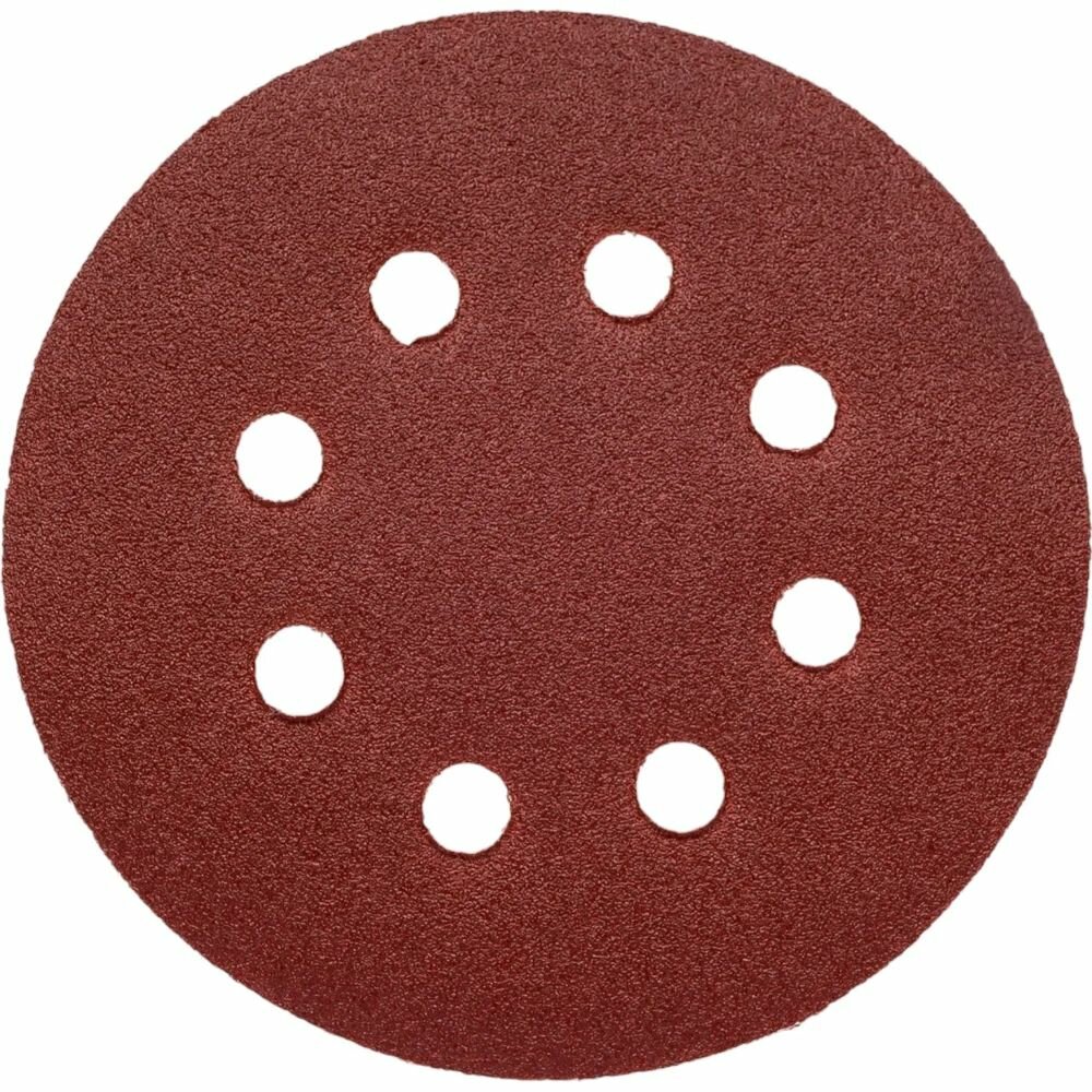 Круг шлифовальный 125 мм, А120 (14А 12/Р120), с отверстиями, 5 шт Tsunami DA61A0112500120