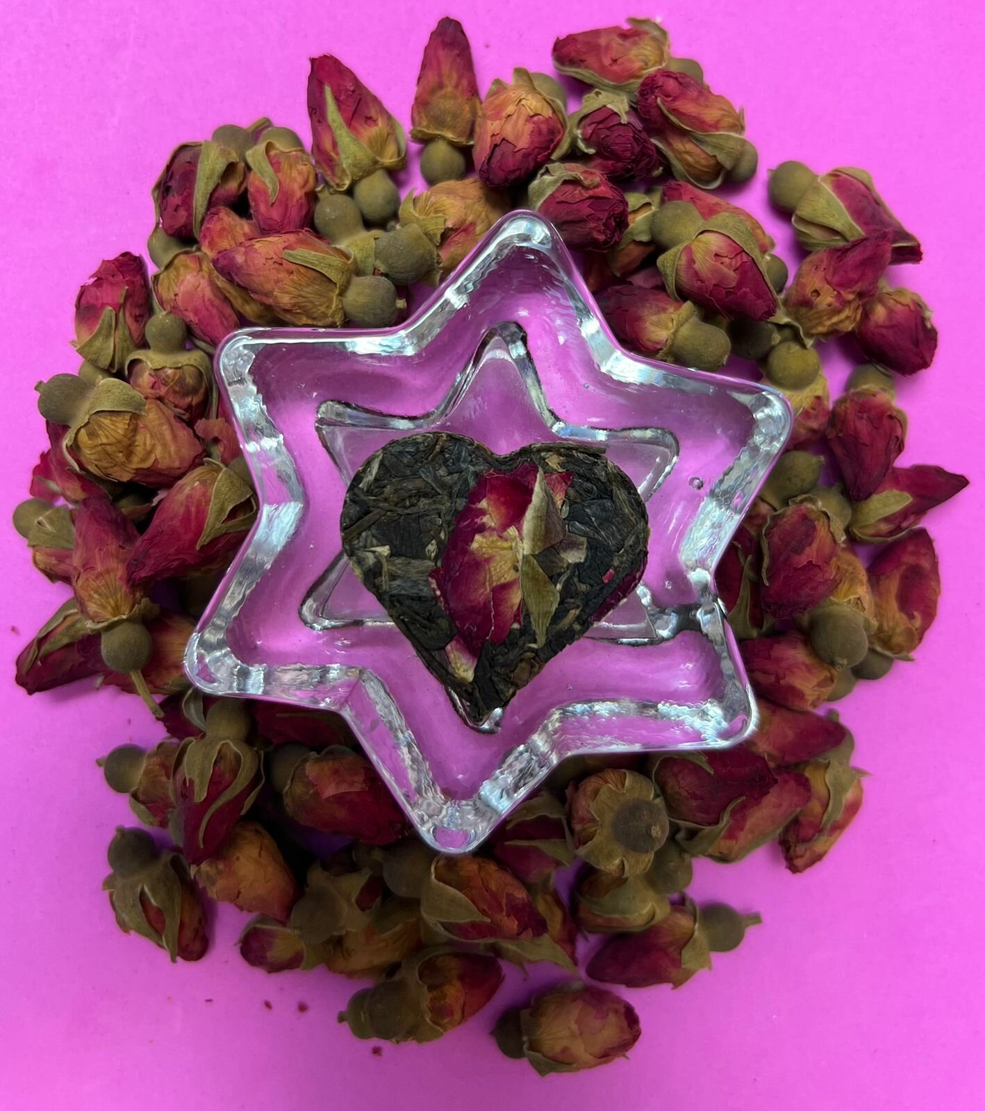 Подарочный набор цветы розы 50 грамм натуральный чай от бренда Китайская стена