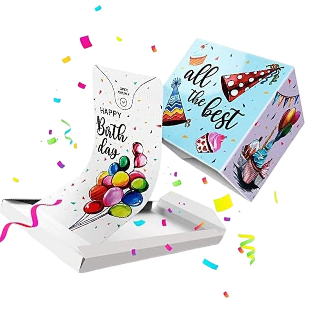 Подарочная Коробка Bounce Box С Сюрпризом И Взрывом-Воздушный Шар Для Вечеринки