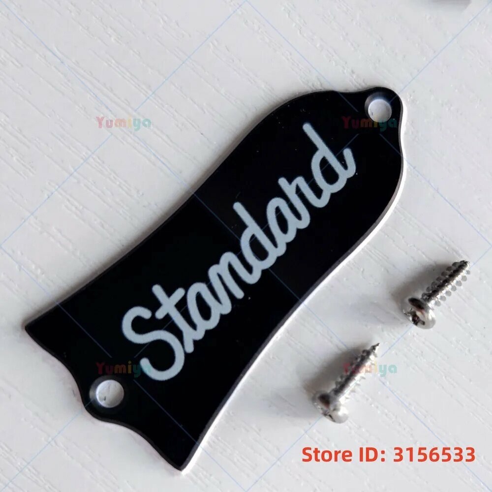 Накладка на ферменный стержень Стандартные детали гитары 2-слойного черного цвета для замены деталей электрогитары Gibson