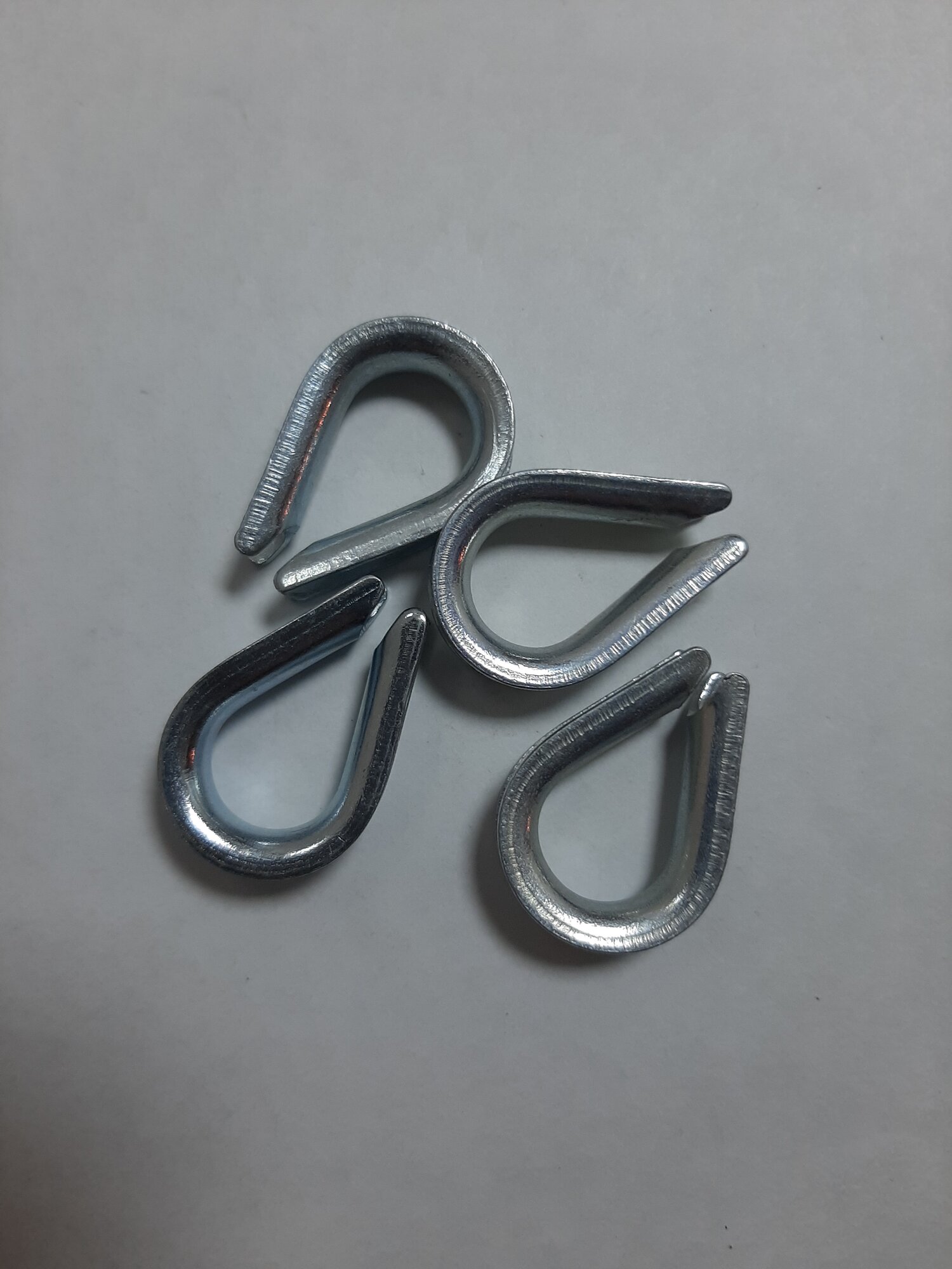 Коуш 5 мм для крепления троса, в комплекте 4 штуки.