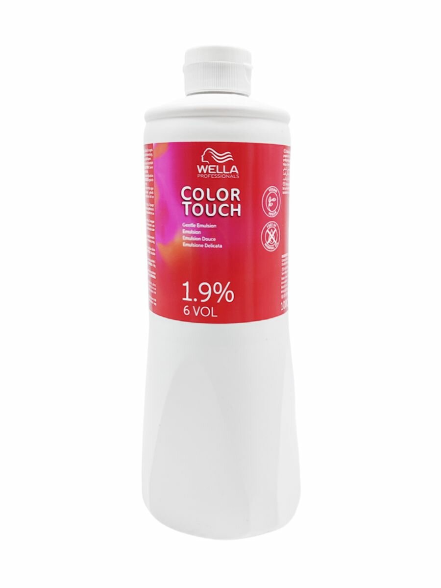 Wella Professionals Окислительная эмульсия 1,9% Color Touch Emulsion для волос, 1000 мл Окислитель, Оксид, Оксигент