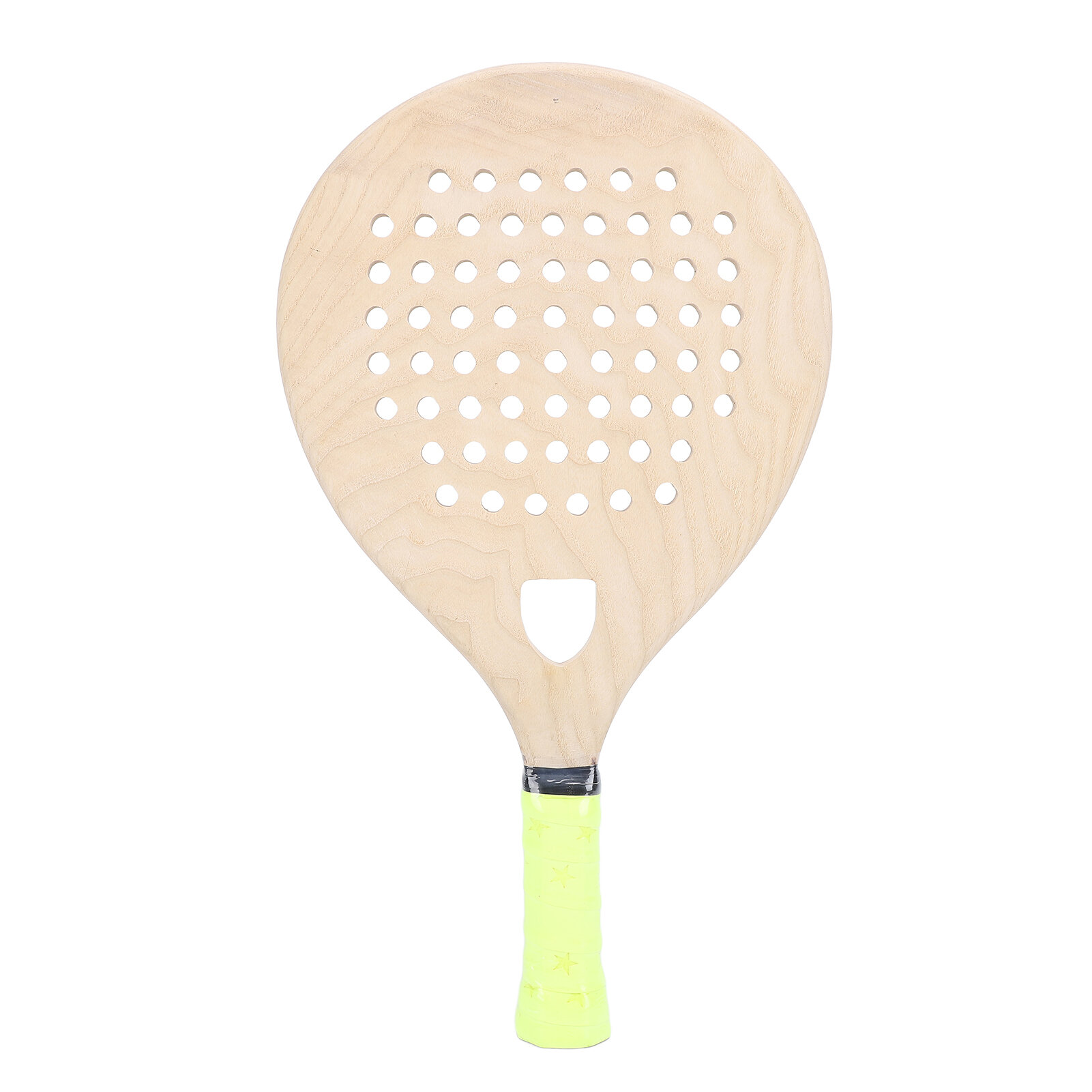 Легкая деревянная ракетка для пляжного тенниса, улучшенный контроль, противоскользящая поверхность.
