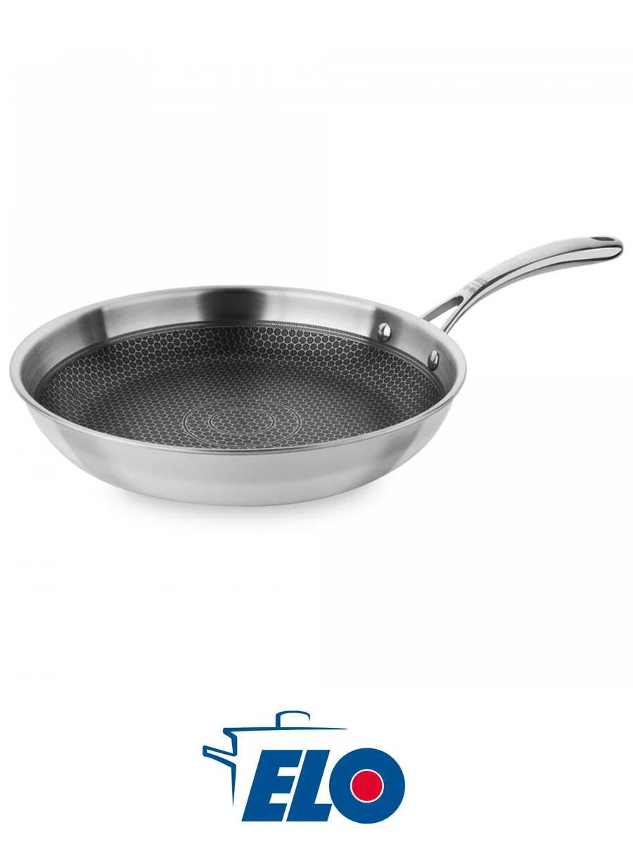 Сковорода индукционная без крышки ELO Relief 28 см, нержавеющая сталь