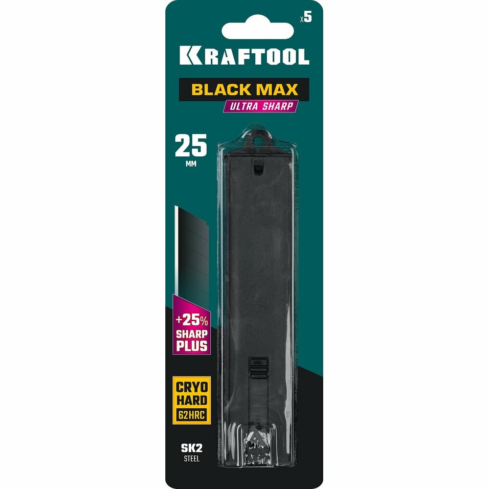 Сегментированные лезвия KRAFTOOL 25 мм, 5 шт 09602-25-S5