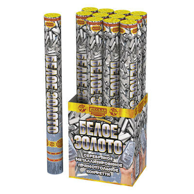 Хлопушки и бенгальские свечи Русская пиротехника Белое золото - 50