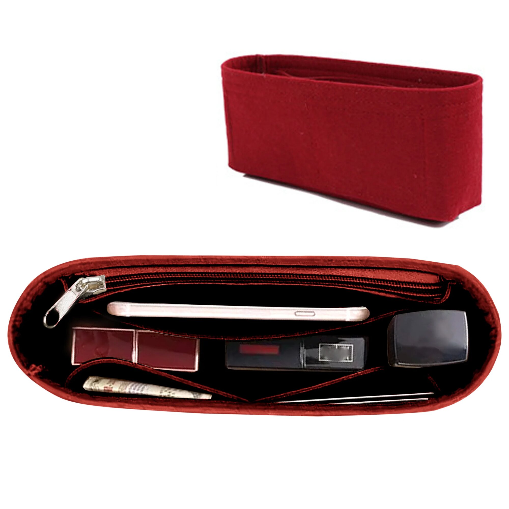 Фетровый органайзер для сумки Medium, Red