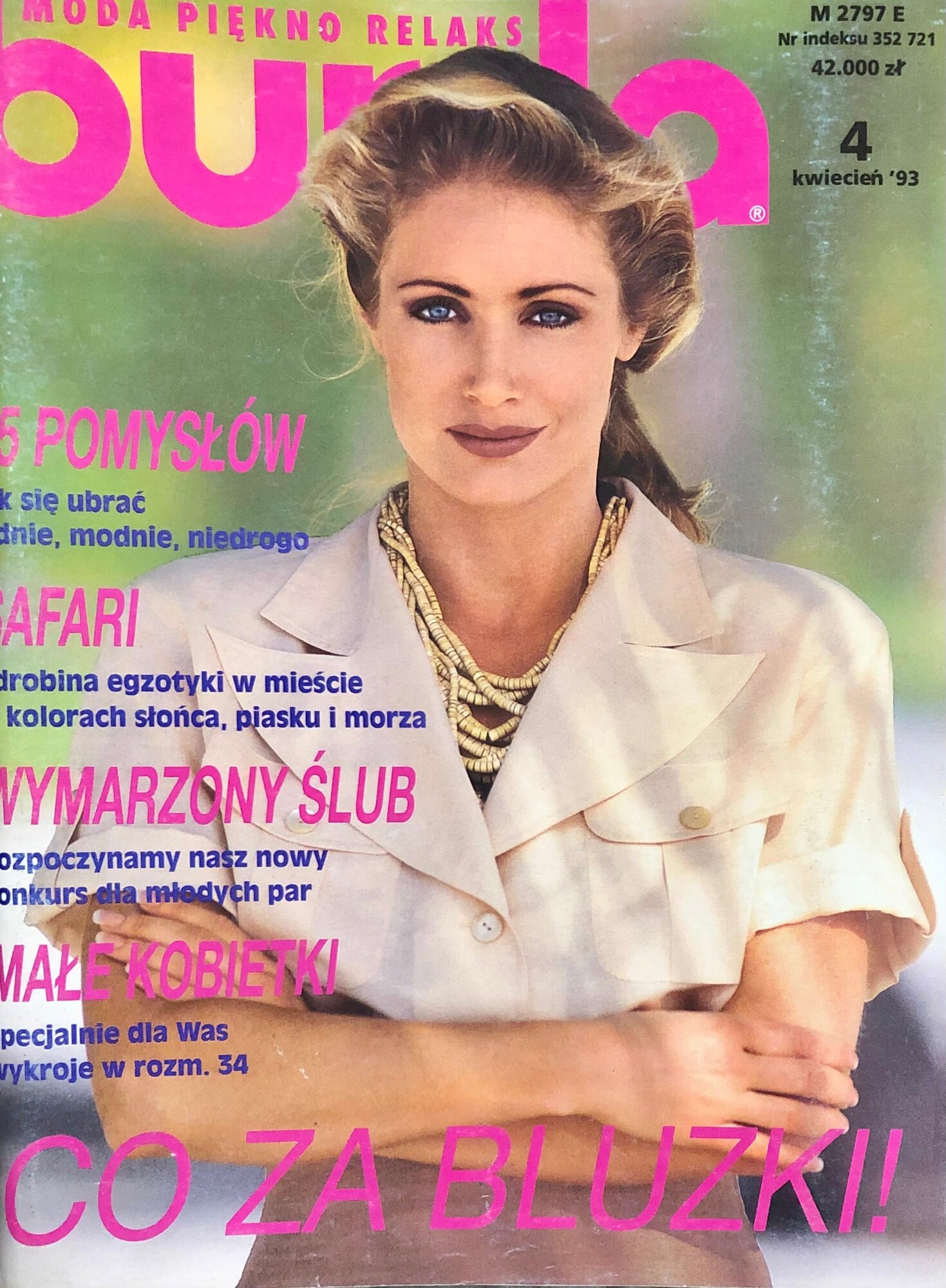 Журнал Бурда (Burda Style) № 4 1993 год На Польском #90