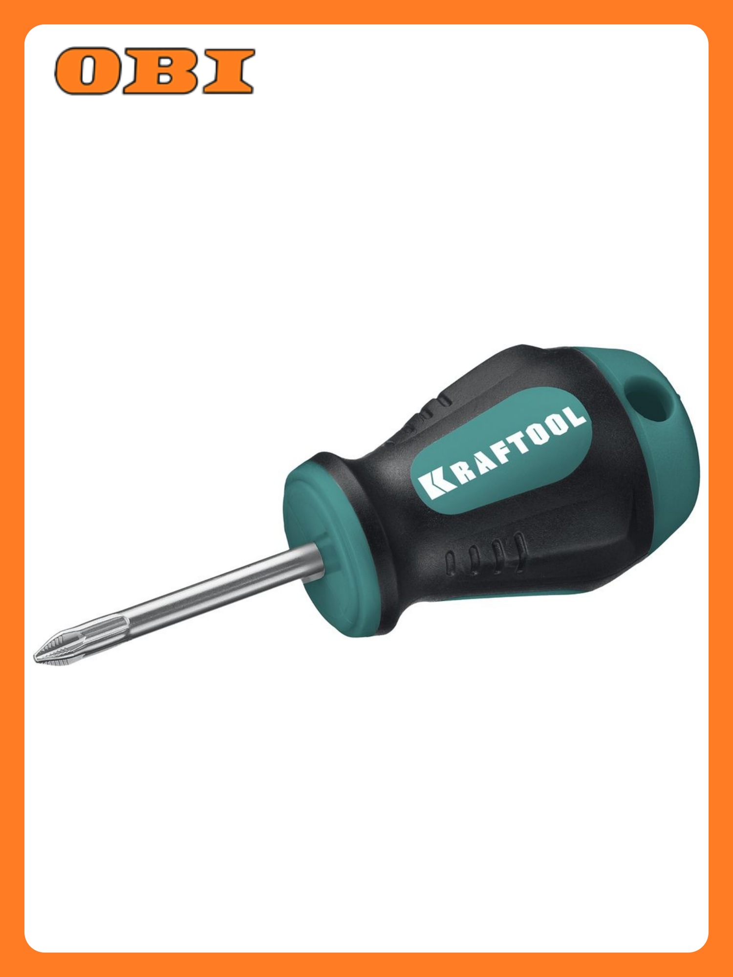 Отвертка KRAFTOOL X-Drive, крестообразная, хромованадиевая, 38мм