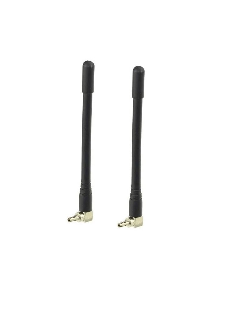 Антенна для модема CRC9, усиление 3 дБи, всенаправленная, комнатная, черный цвет, 2 шт.