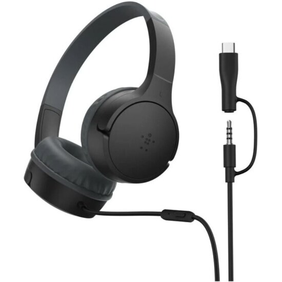 Наушники Belkin SoundForm Mini, детские, черный