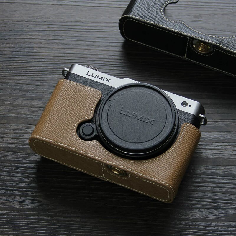 Подходит для чехла для камеры Panasonic S9, кожаный чехол из саржи S9, сумка для камеры, новая