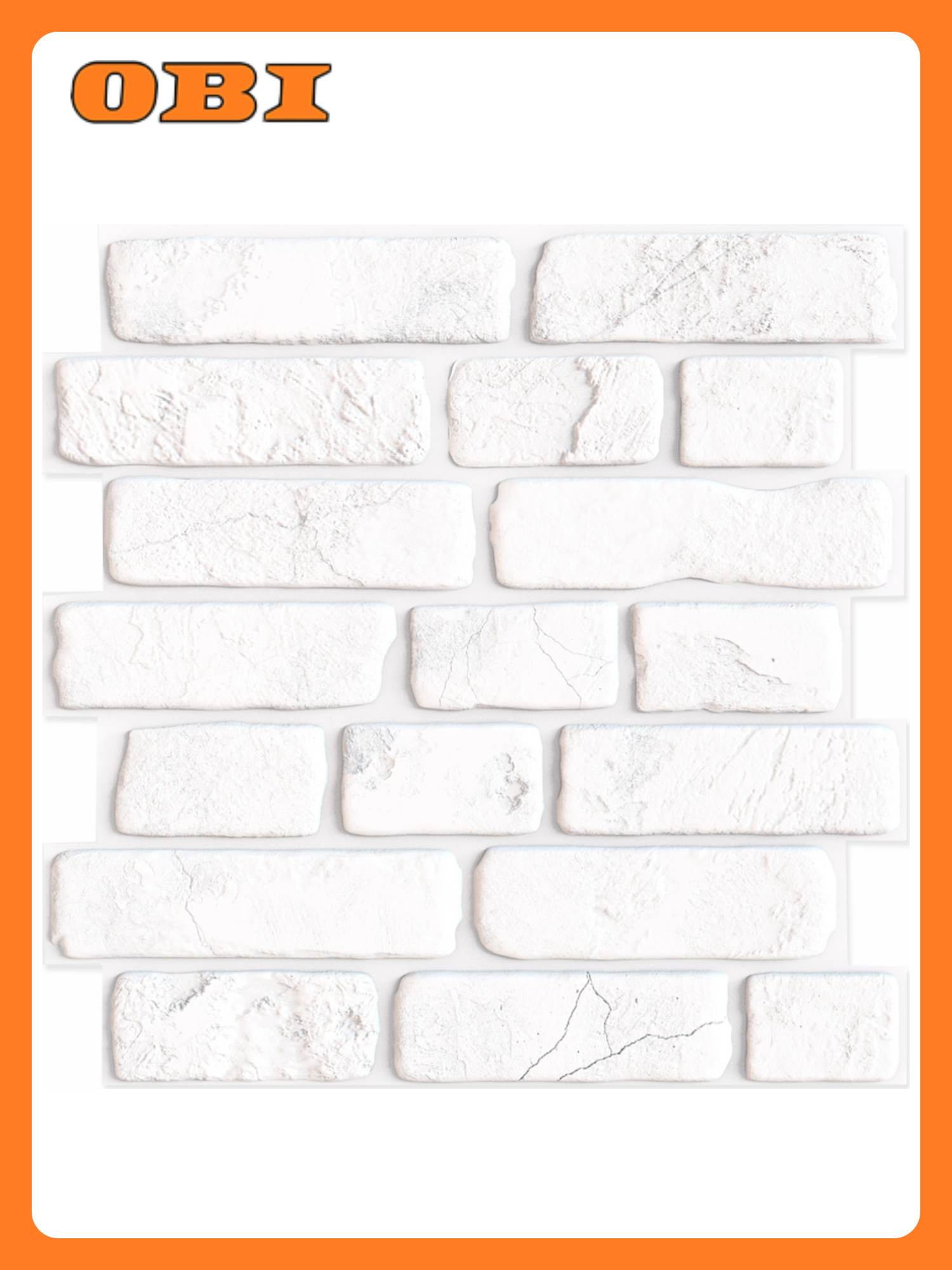 Панель ПВХ листовая 0,3мм самоклеящаяся серия «Эффект» кирпич «Граф»