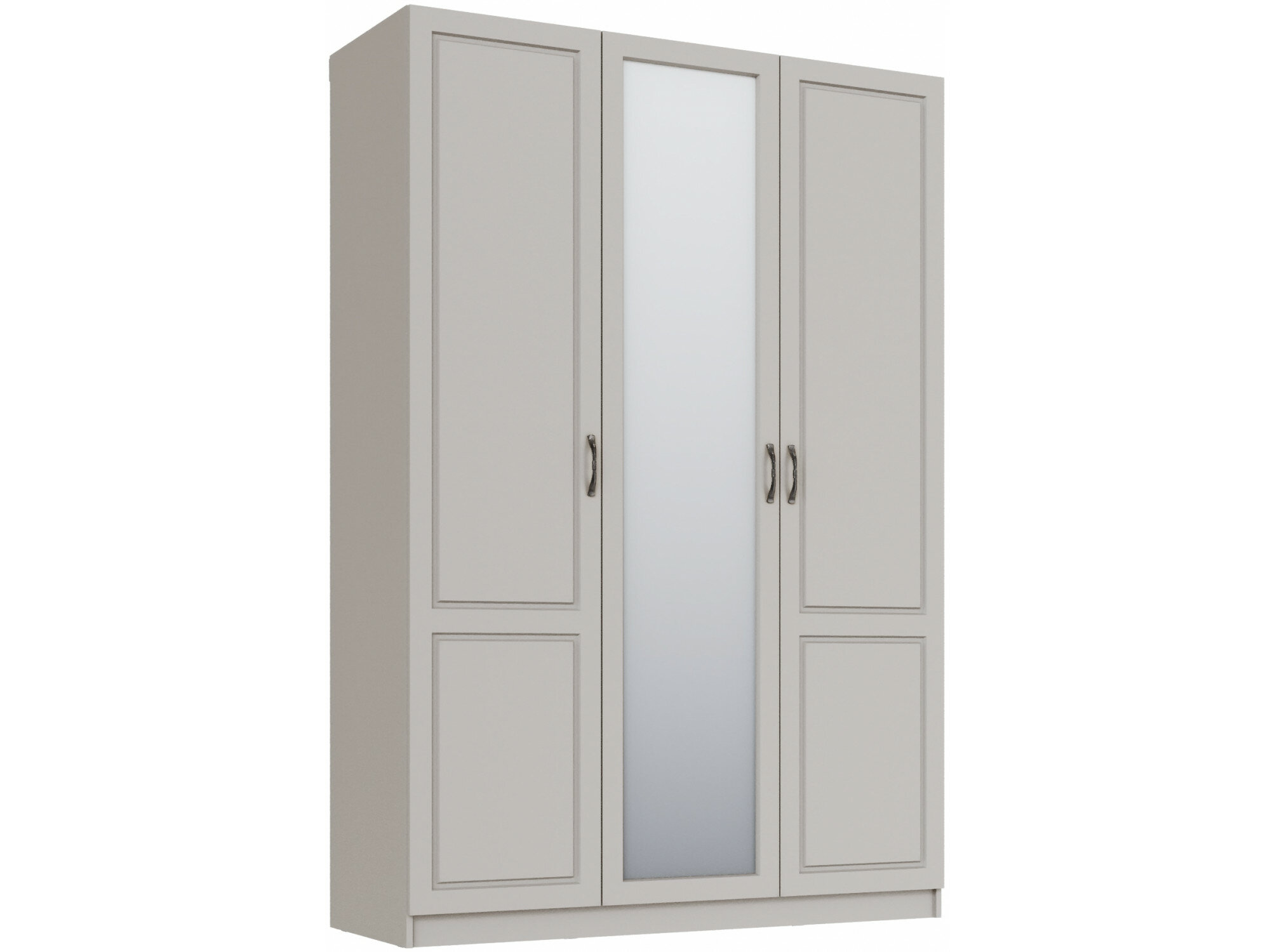 Шкаф 3-х створчатый в классическом стиле, Кашемир/Сантьяго софт