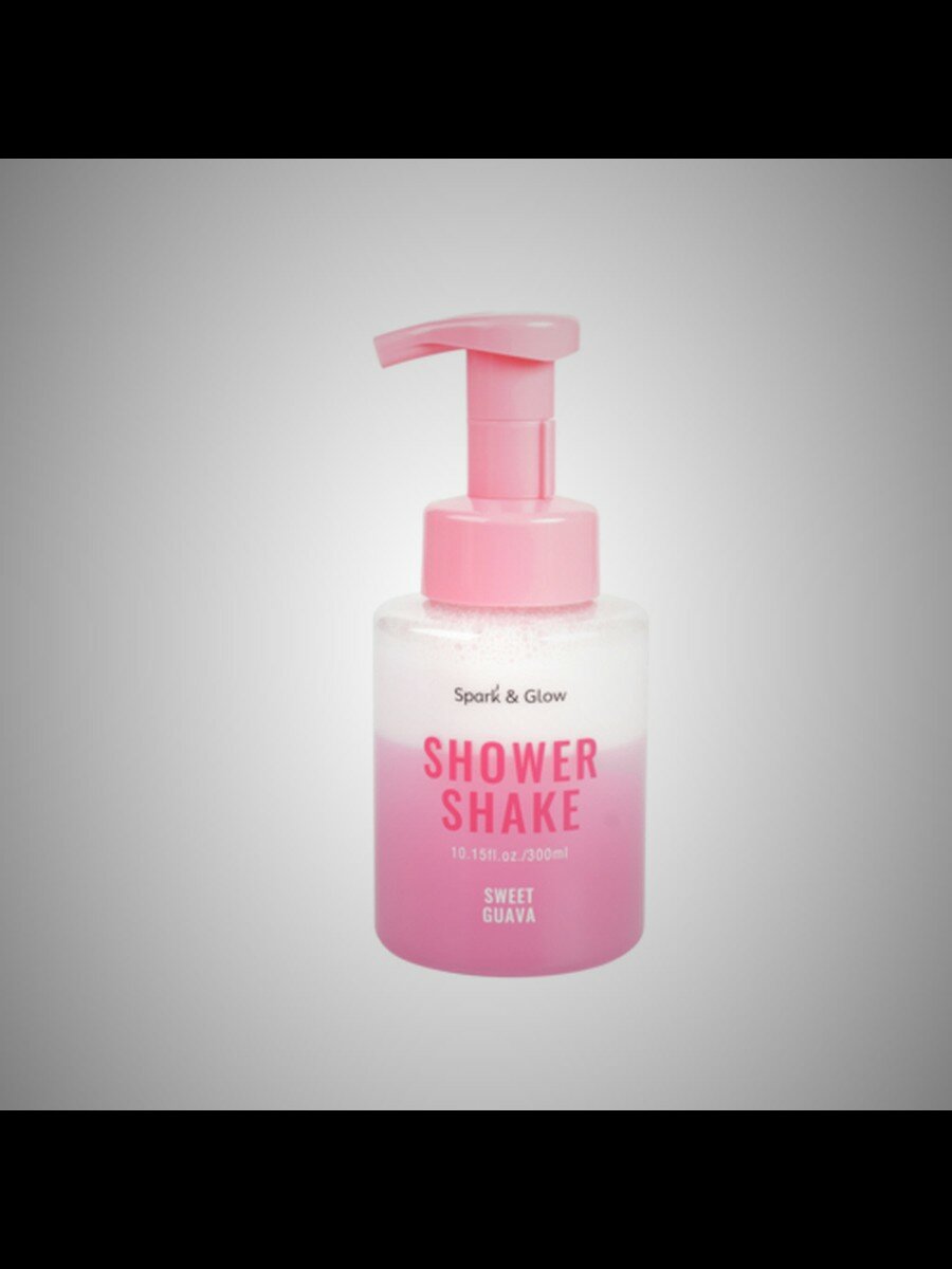 SPARK&GLOW Shower shake sweet guava, Гель-шейк для душа с ароматом "Сладкой гуавы" 300 мл