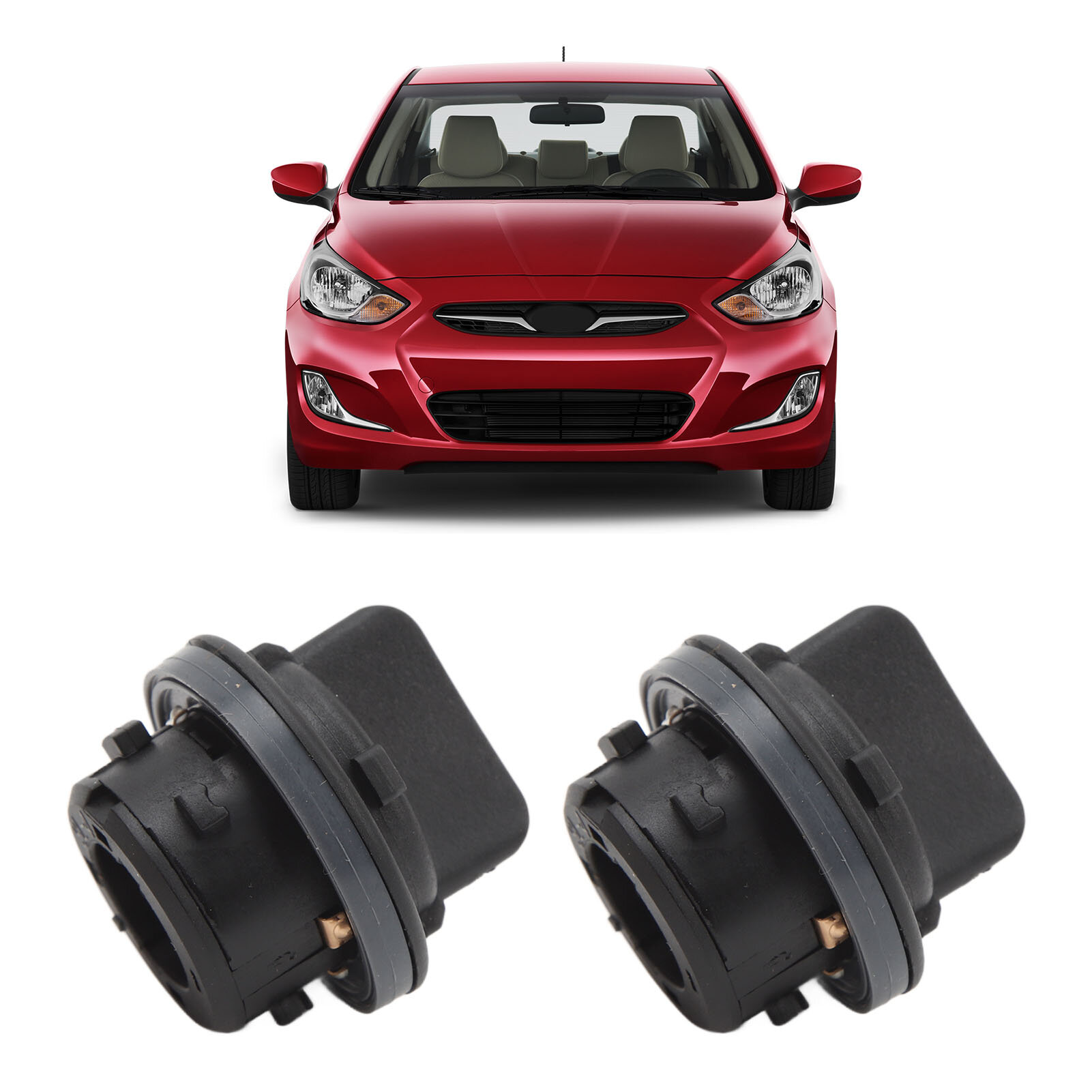 2 шт, передний патрон для лампы указателя поворота 921663K000, держатель лампы для указателя поворота для Accent Elantra Genesis Santa Fe Sonata Veloster