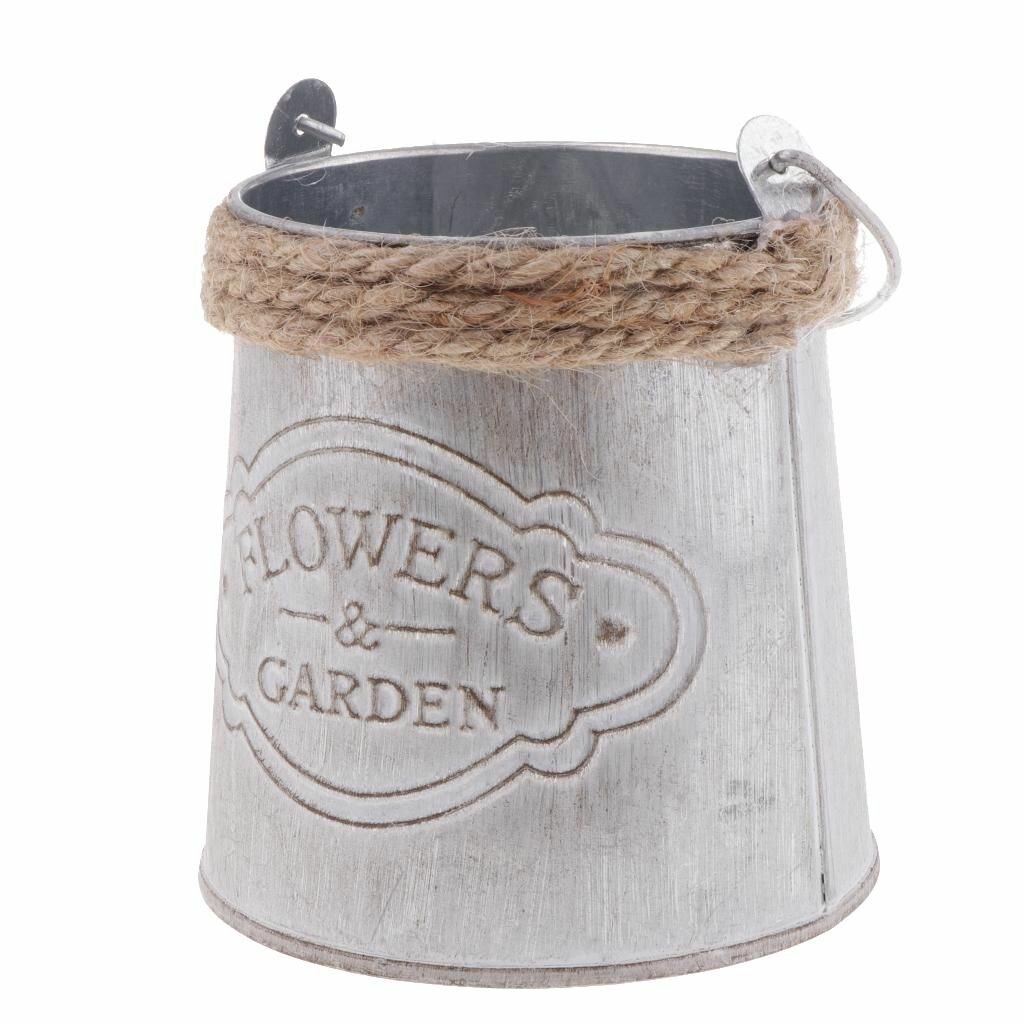 Декоративное металлическое ведро для дома, сада, цветочных композиций, украшение для столешницы, высокое качество, 8.5x9.5 см