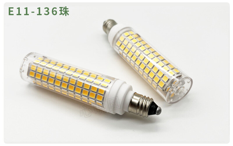 Кросс-бордер горячая распродажа B15 LED маленькая лампочка E12 LED кукурузный свет энергосберегающая лампа люстра 136 шт. диммируемая E11