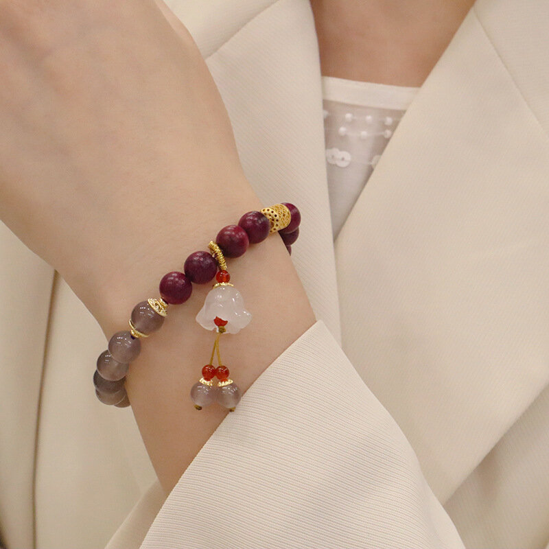 Браслет для гадания, YM Mall из камня с подвеской Привлечение индивидуальности и удачи