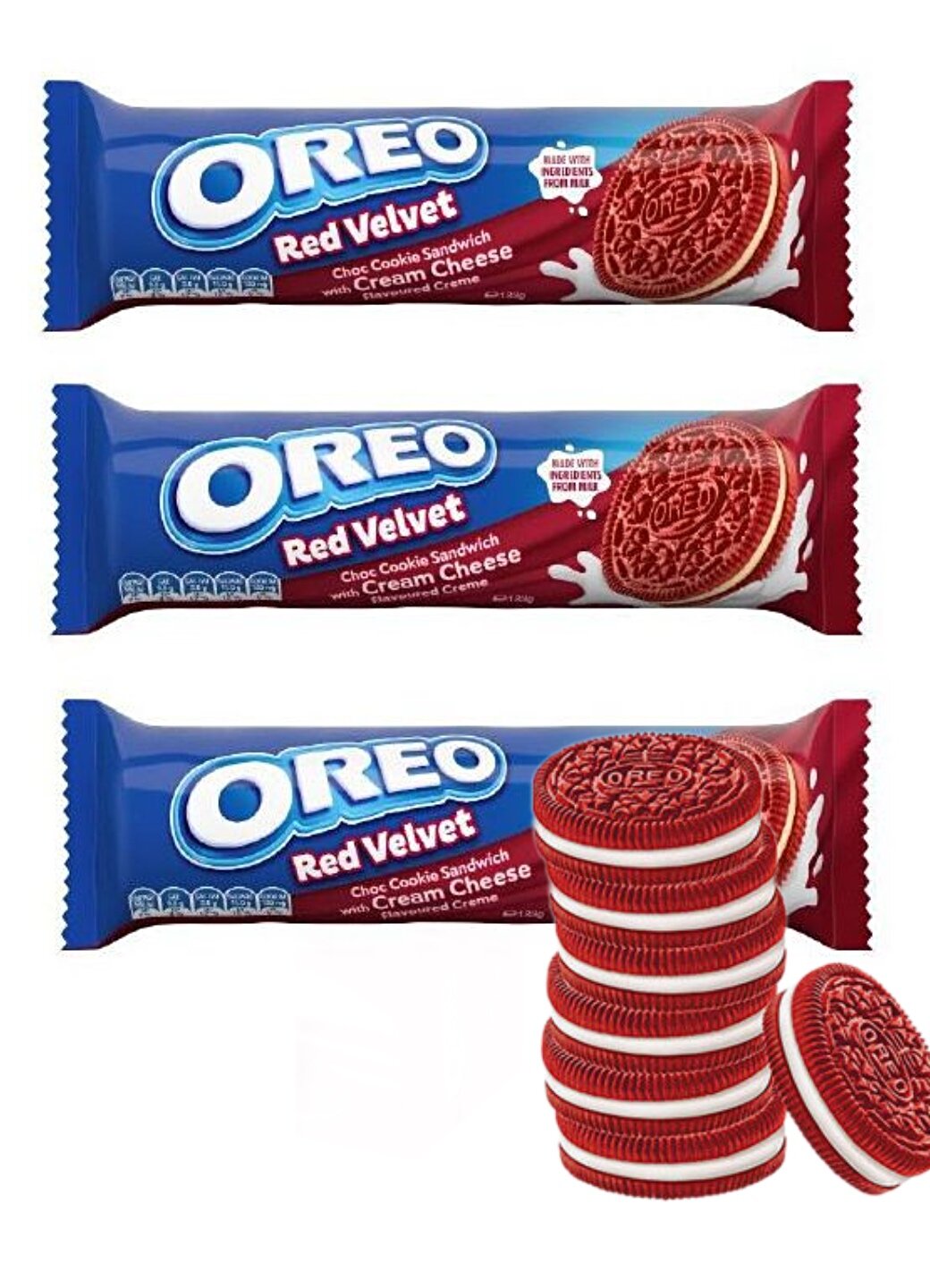 Oreo Red Velvet \ Орео печенье Ред Вельвет, 110,4г х 3 шт (Индонезия)