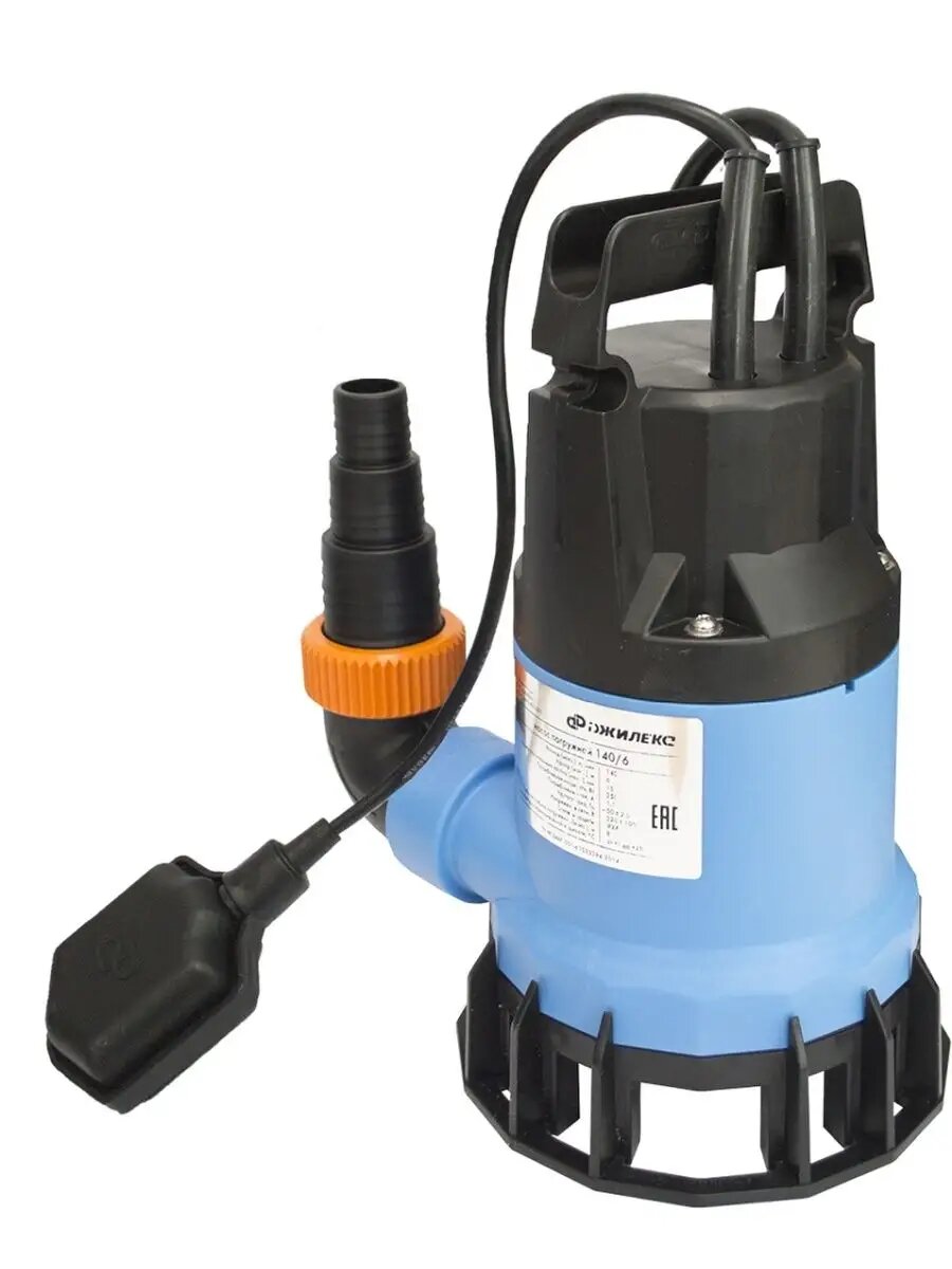 Насос фекальный (5400) 140 6 250Вт 8400л час