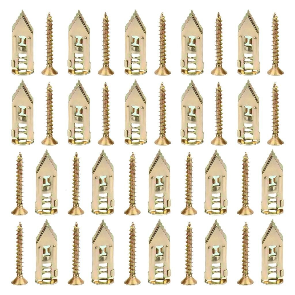 Металлические самораспорные дюбели для монтажа на стену, 20 шт, расширение 12x40 плюс