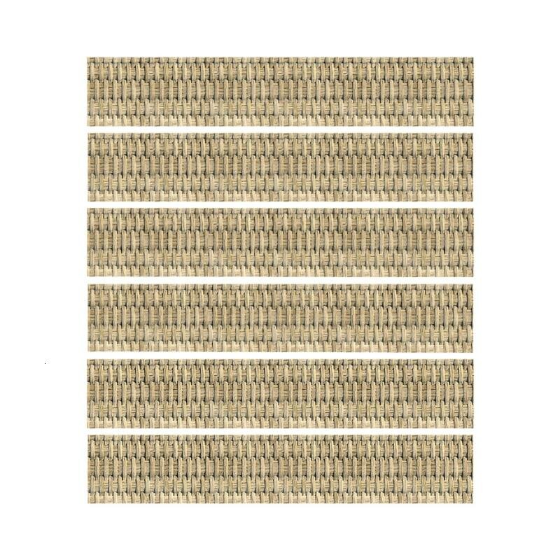 Наклейки на ступени в виде плитки, 6 шт.