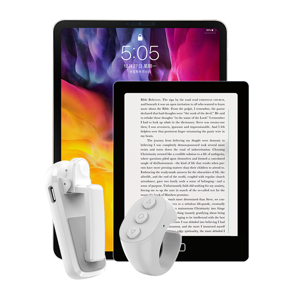 Беспроводной пульт с кольцом, для электронных книг, Type-C