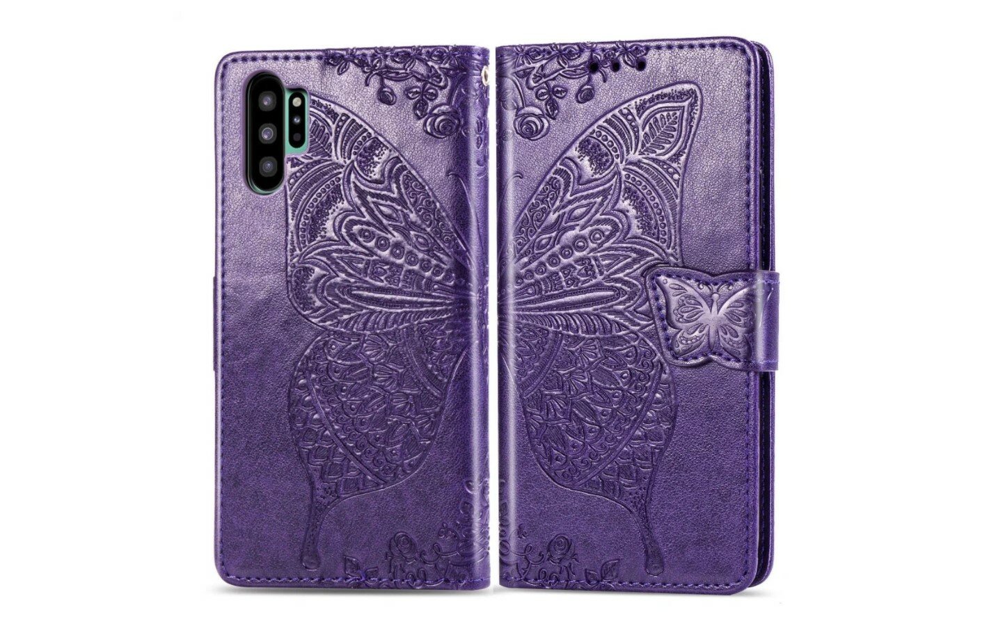 Чехол-книжка MyPads для Samsung Galaxy J2 Core SM-J260F фиолетовый узорами женский детский прикольный необычный