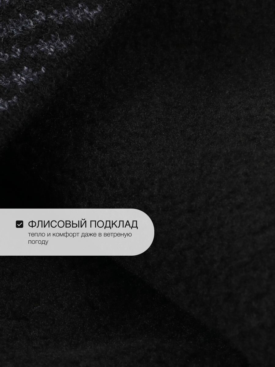 Шапка-бини Зима 2026 для взрослых и детей