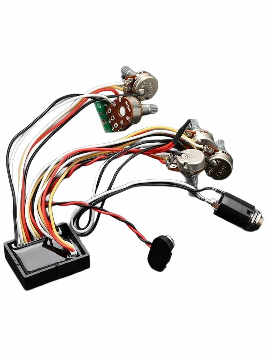 Бас 3-полосный активный и пассивный эквалайзер, предусилитель, схема для звукоснимателя