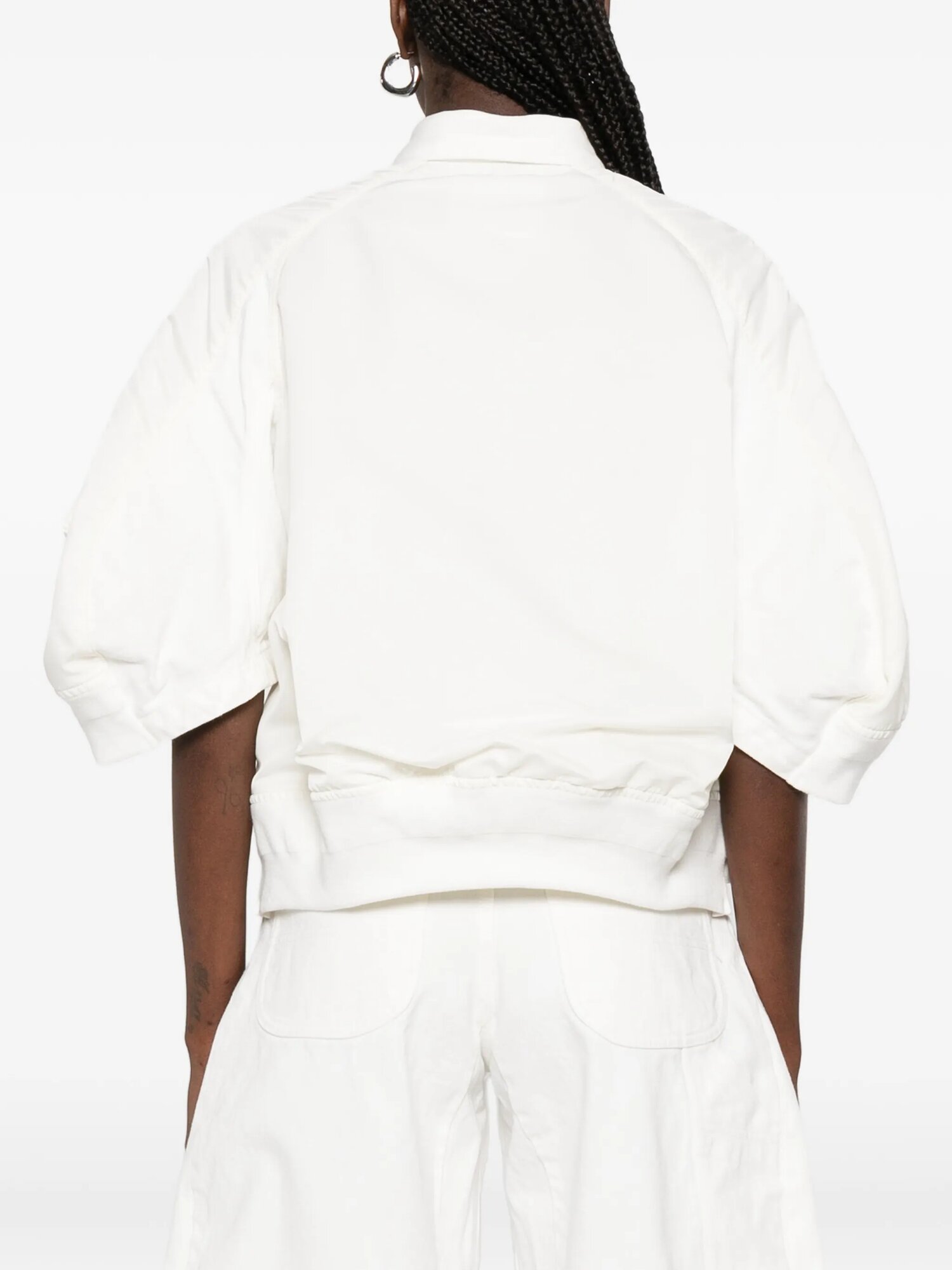 Куртка Sacai Flap pocket jacket, размер 46, бежевый/белый — фото 1