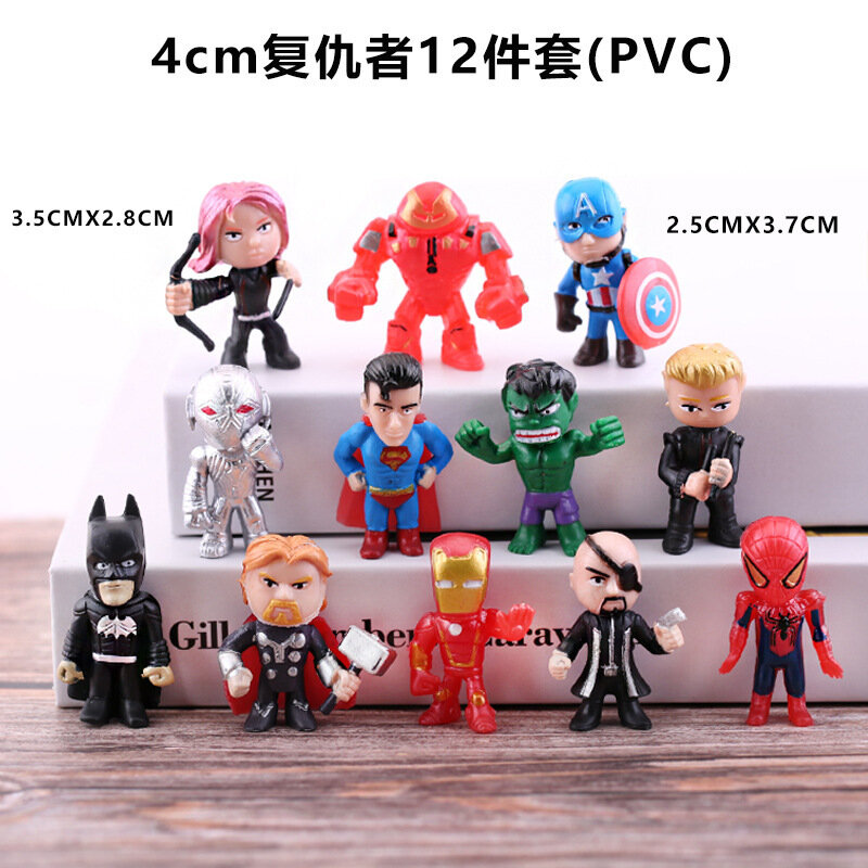 2026 Новейшие мини-фигурки Мстителей для творчества, слепой бокс, декор с кремом и клеем, DIY ракушка