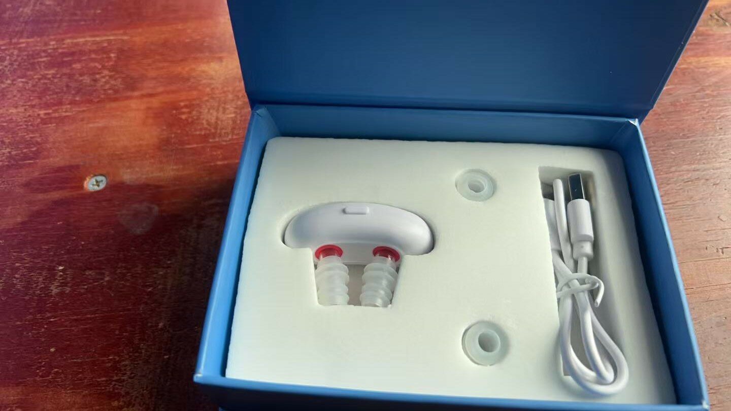 Прибор для терапии носа с красным светом - уход за синуситом и ринитом，белый