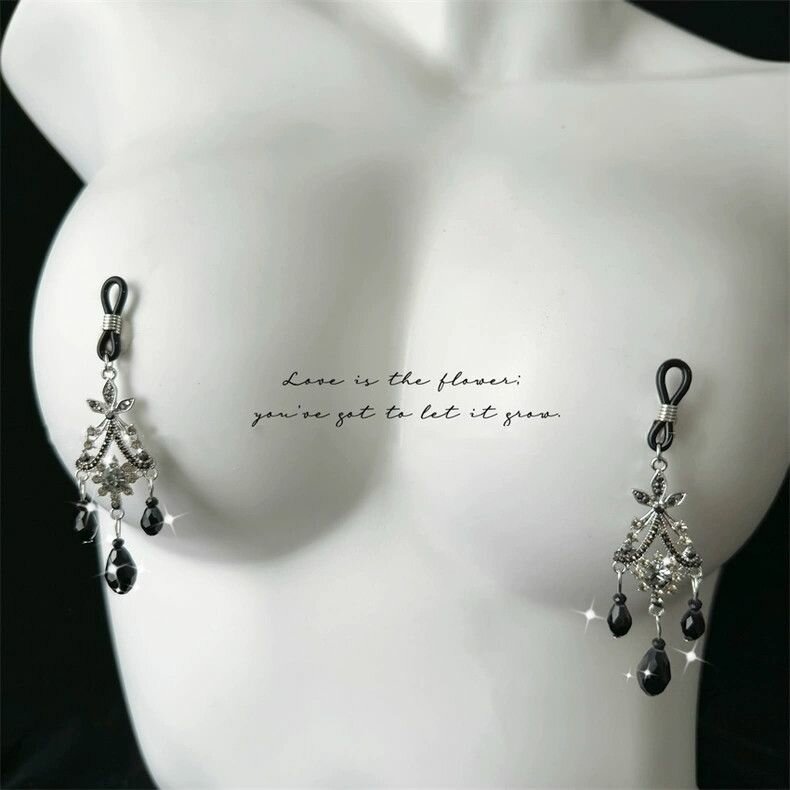 【1044 человек собрали】Потрясающие черные драгоценные камни, сверкающие алмазные ошейники, зажимы для сосков, кольца для сосков, цепочки для сосков, женские SM наказания, зажимы для сосков, инструменты для пыток, альтернативные секс-игрушки