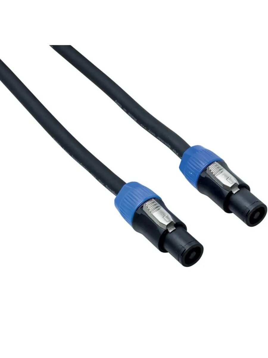 Акустический кабель Bespeco Speakon XCSS, 6 м, двухжильный, сечение 2x2,5 мм², черный