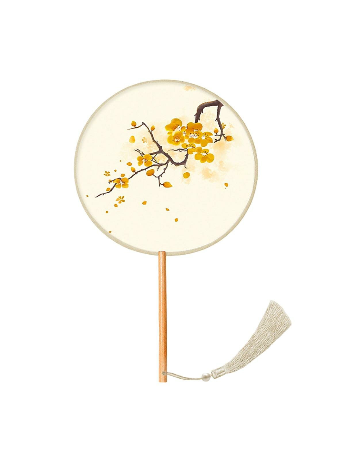 Ручной Китайский веер Старинный с подвеской Веер для росписи китайскими чернилами